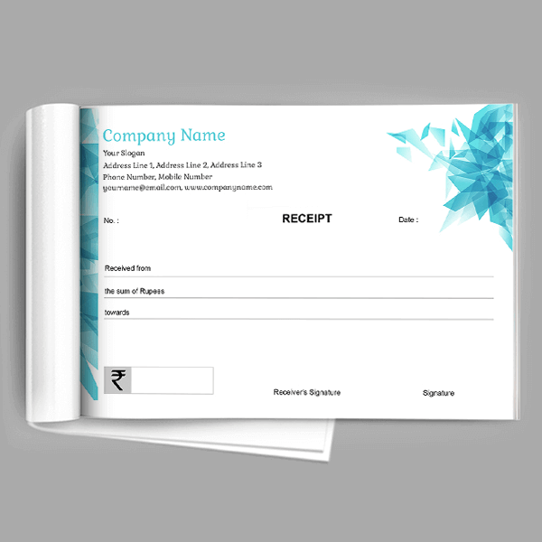 Abstract Receipt Design
