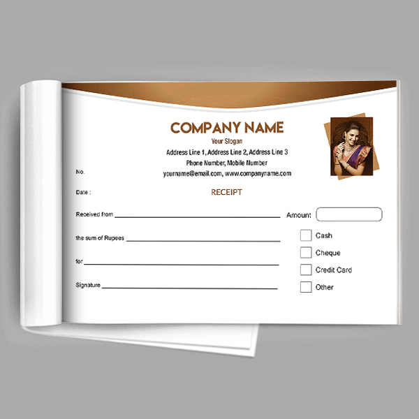 Jewellery Receipt Design