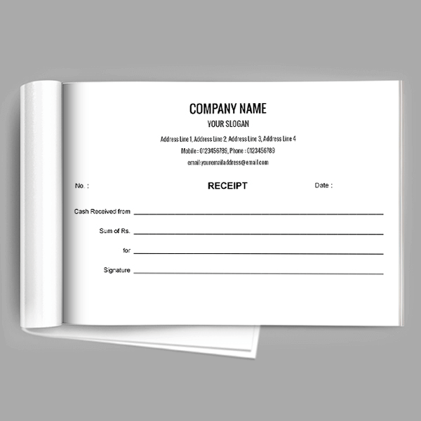 Advocate Receipt Design