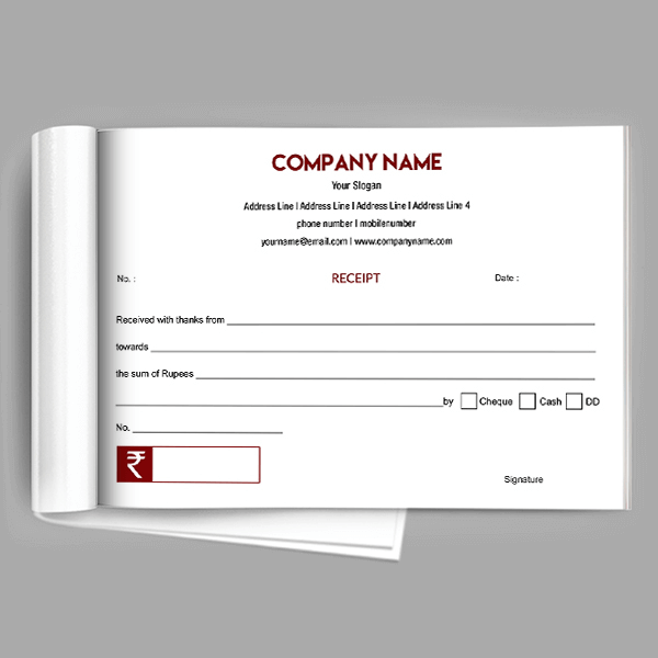 Professional Receipt Design