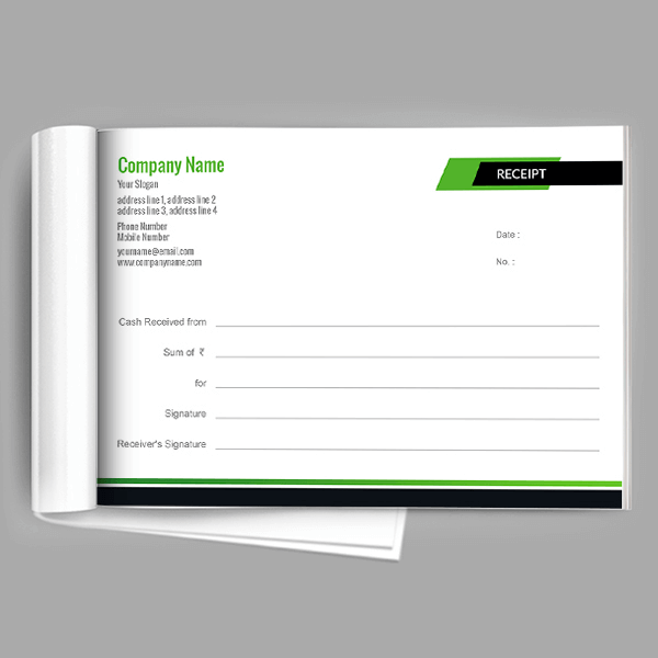 Personal Receipt Book