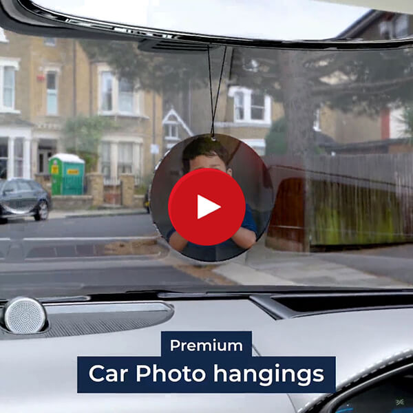 Buy Acrylic Round Car Hanging