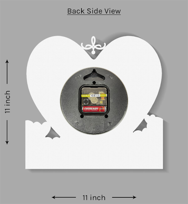 Buy Pink Colored Border Full Pic Upload Design Photo Wall Clock